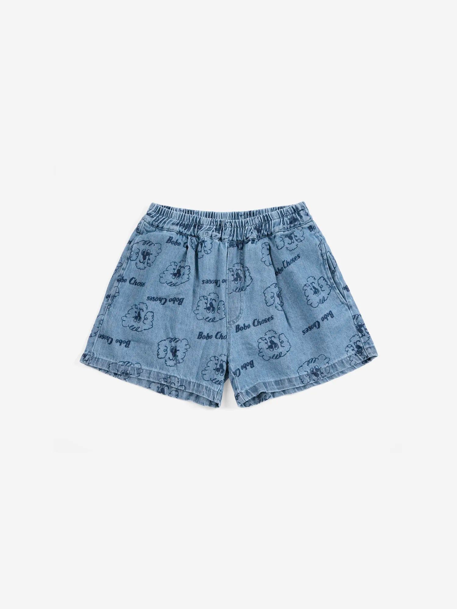 B126AC157 Pickles The Dog all over denim short | Bobo Choses – BOBO ...